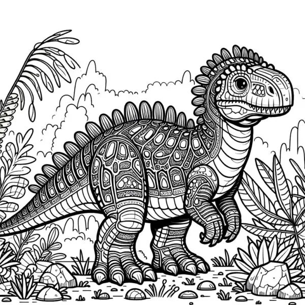 Australian Dinosaurs Coloring Pages - GoGo Coloring