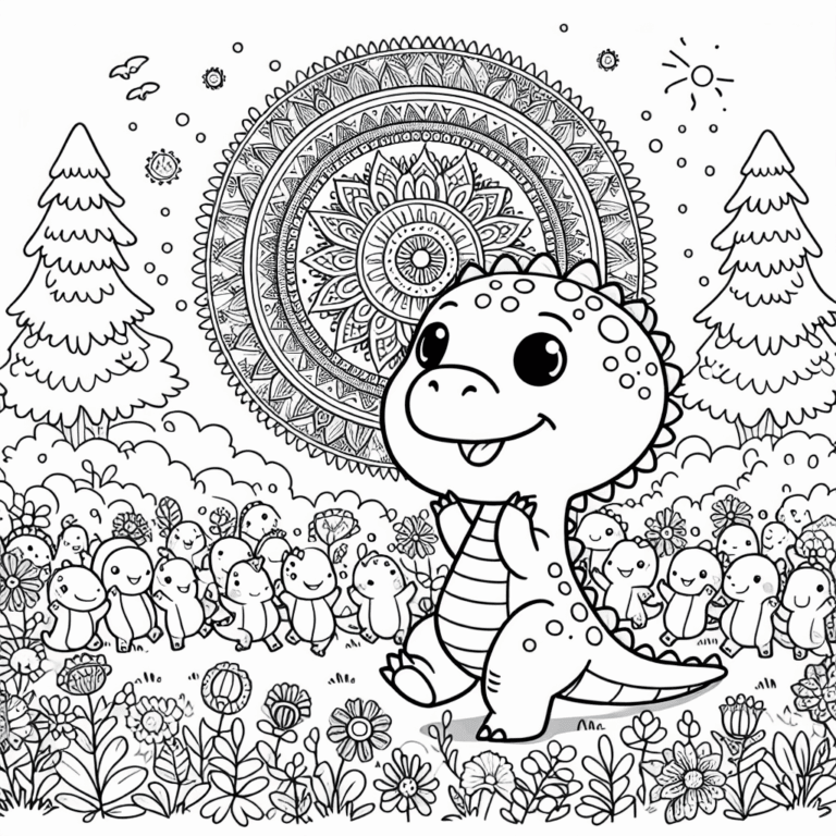 Baby Dinosaurs Coloring Pages - GoGo Coloring