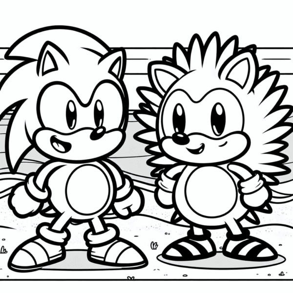 Sonic the Hedgehog Coloring Pages - GoGo Coloring